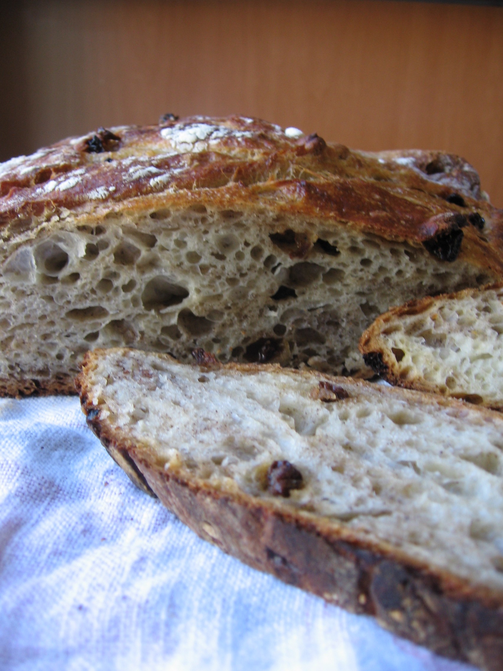 Cinnamon-Currant No Knead Bread – Minced