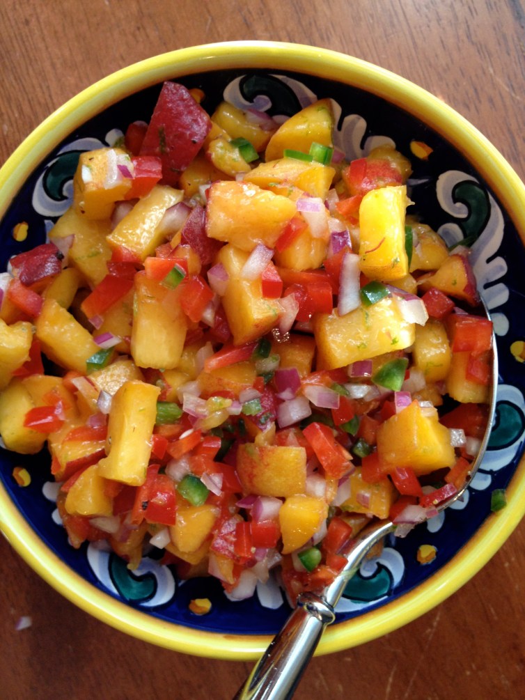 Summer Peach Salsa – Minced