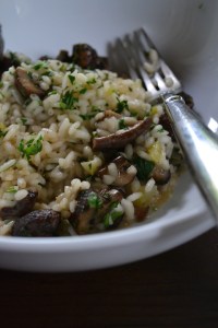 Mushroom Risotto – Minced
