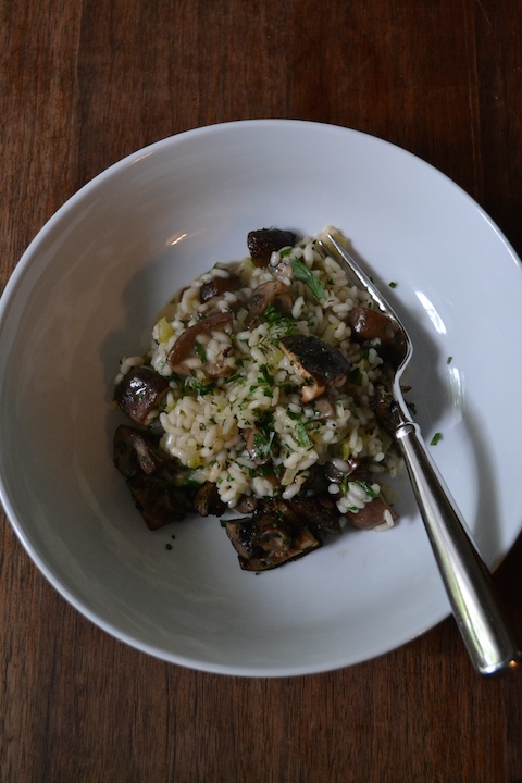 Risotto (from above) – Minced
