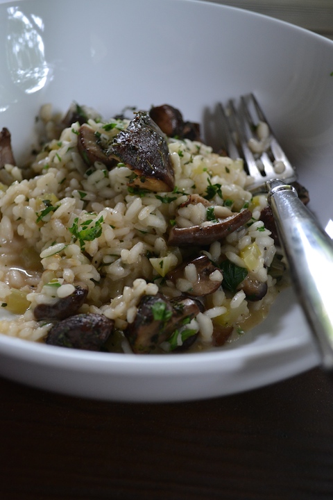 Mushroom Risotto – Minced